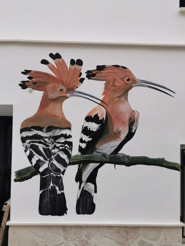 Esta artista pinta increíbles murales en su pueblo con especies de caza ...