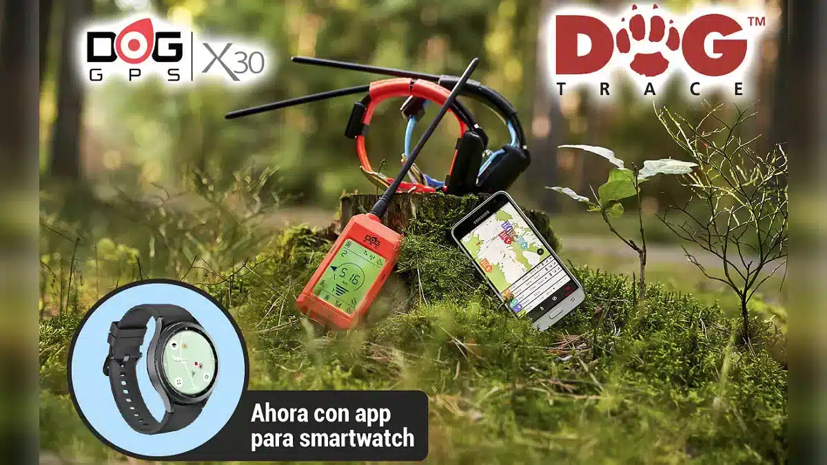 El localizador GPS Dogtrace X30, ahora con app para smartwatch