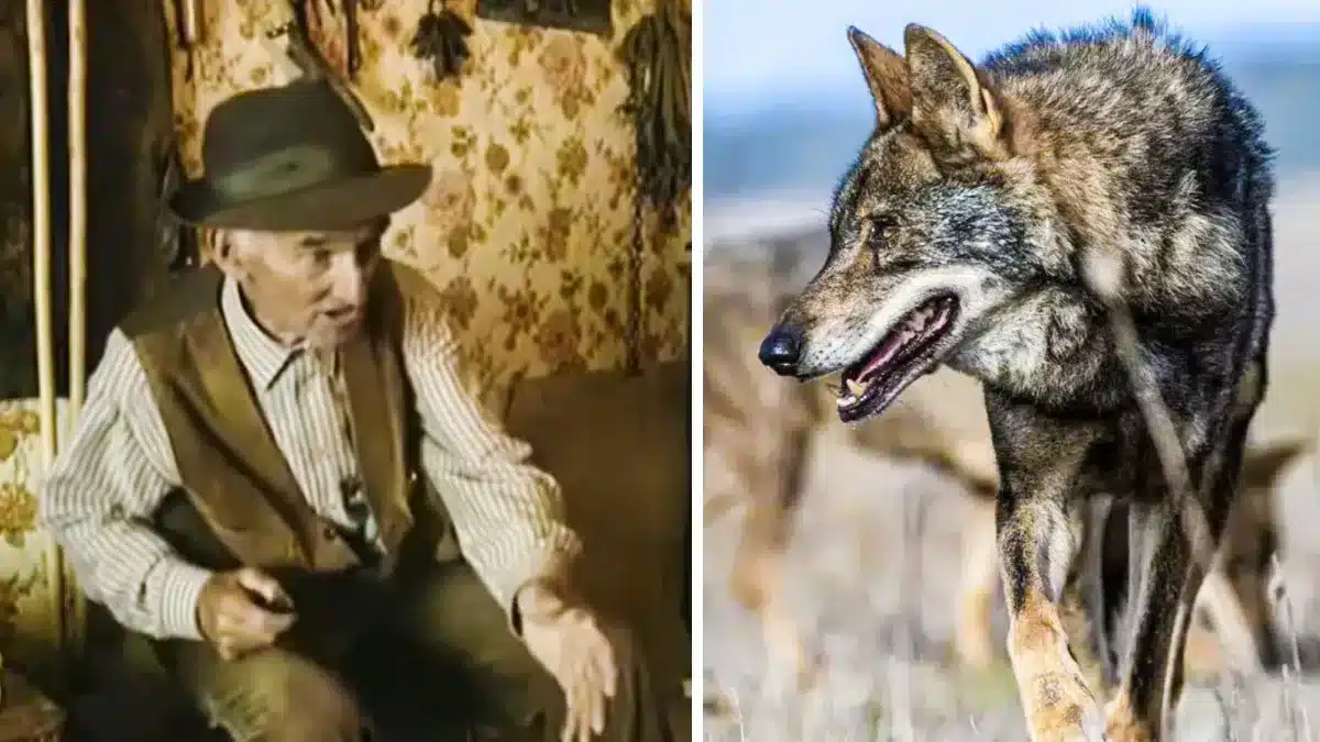 Un anciano pastor recuerda viejas historias de lobos atacando a sus ovejas