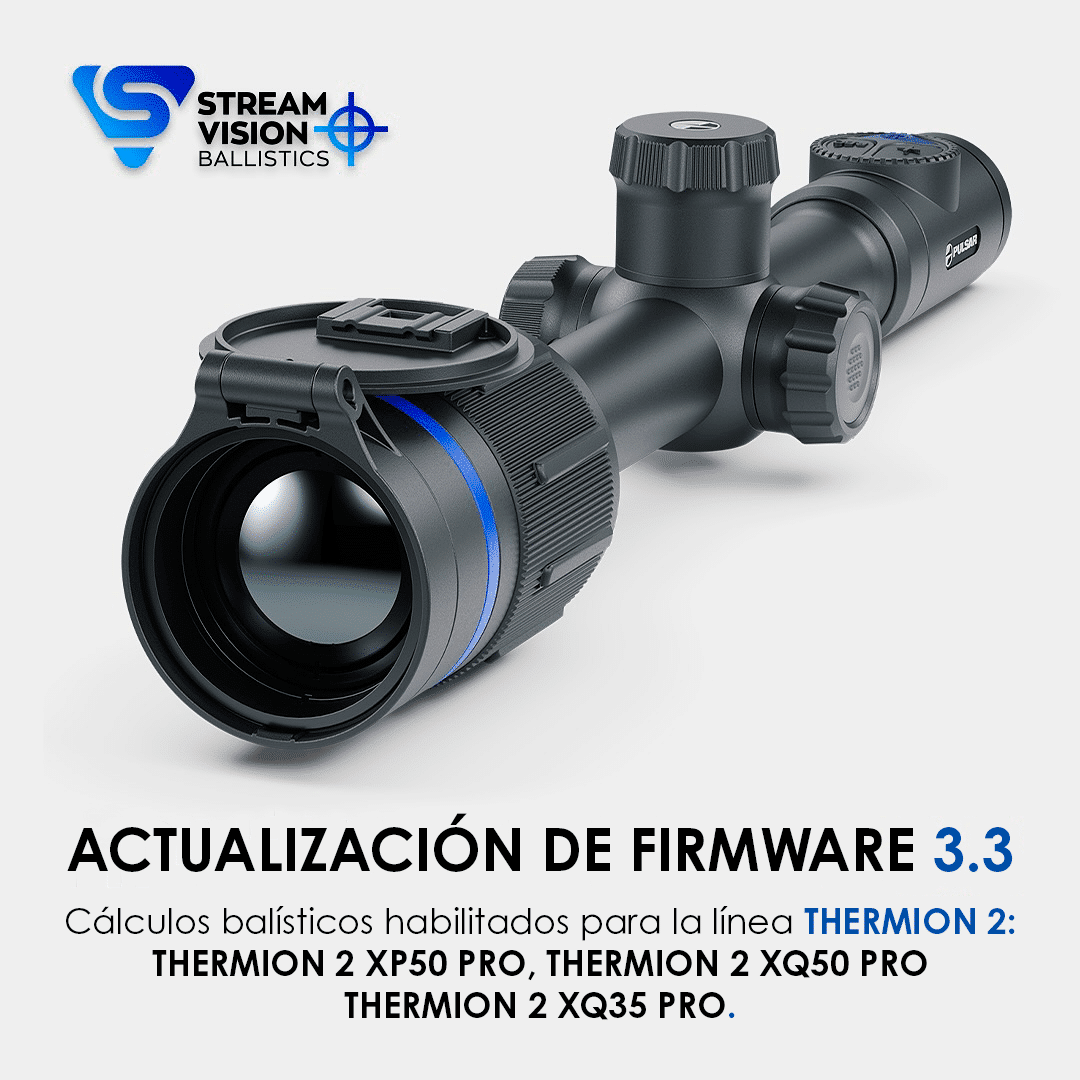 Nueva actualización de firmware 3.3 para la gama de visores térmicos ...
