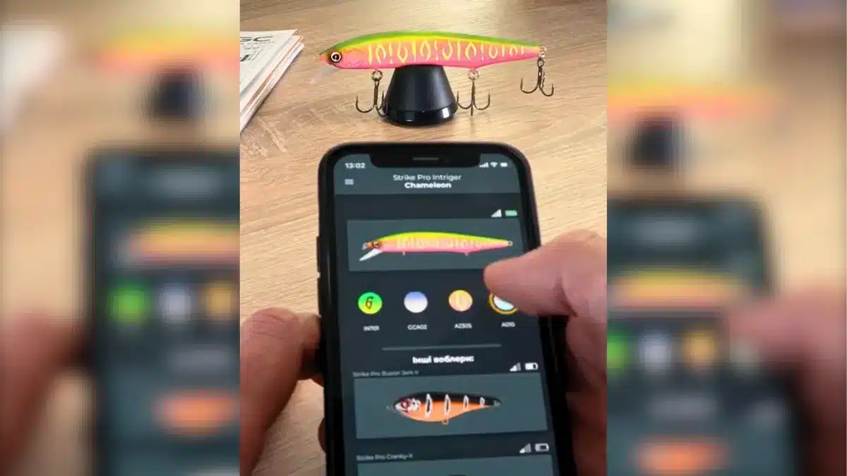 Inventan un señuelo de pesca al que se le puede cambiar el color con el ...