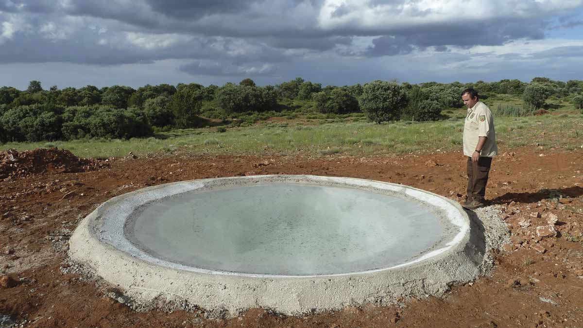 Cómo construir una balsa de agua en tu coto de caza