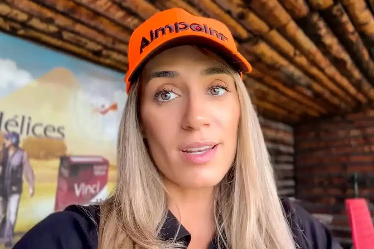 La influencer Andrea Neira decide tirar al plato por primera vez usando ...